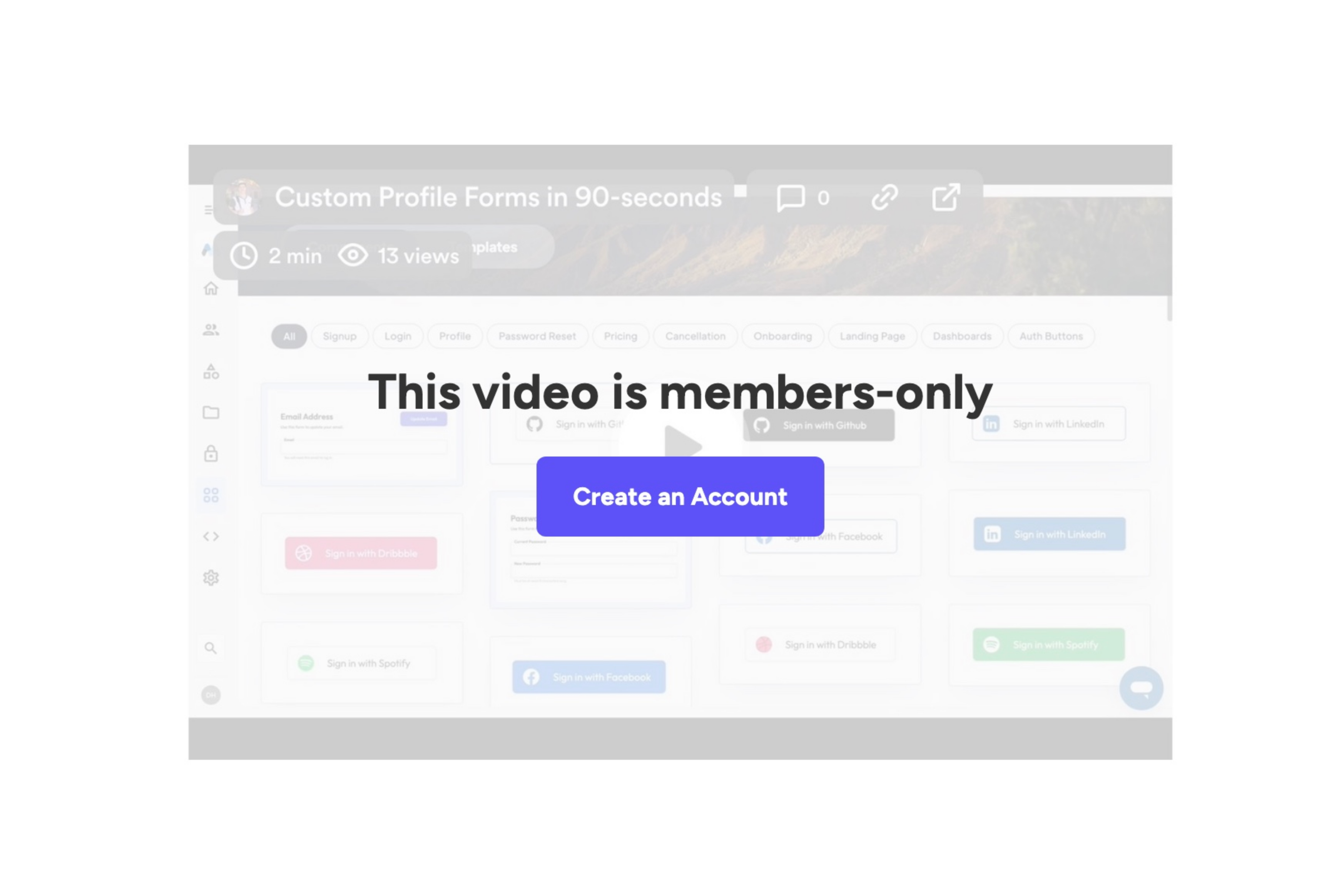 Members-Only Video - Webflow